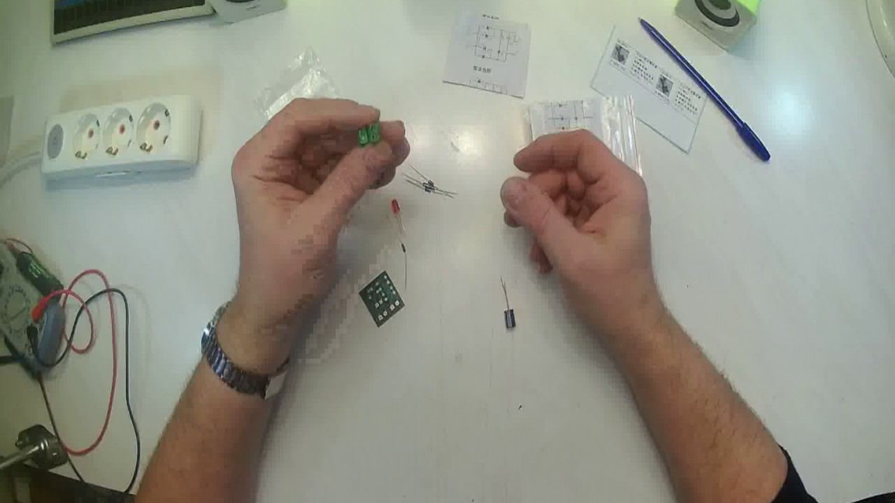 DIY комплект IN4007  мостовой выпрямитель