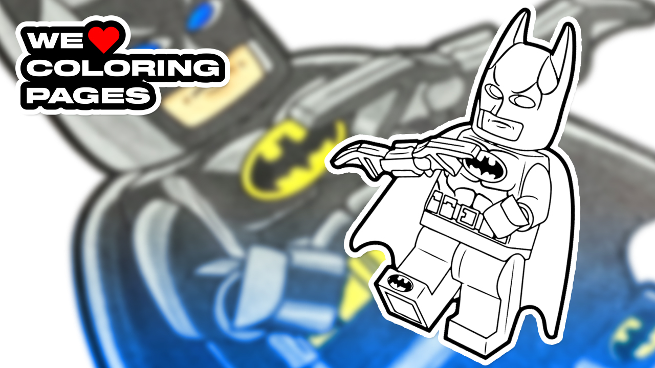 #57 LEGO Batman Раскраска | МЫ ❤️ РАСКРАСКИ