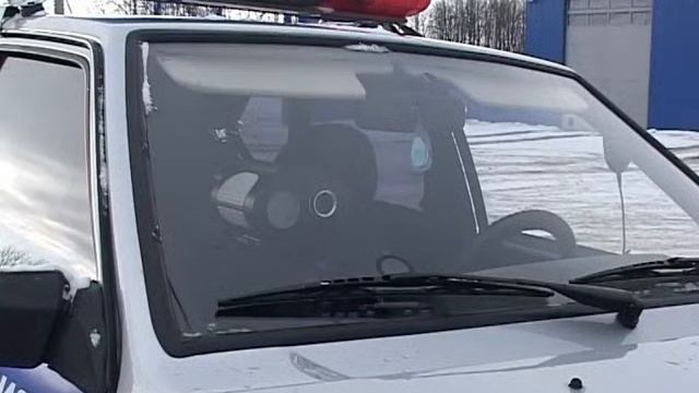 Сотрудники ГИБДД получили новый прибор. Ноябрь 2011 год.