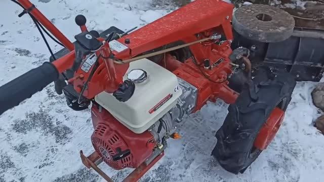 Мелкие настройки. Мотоблок МТЗ Сморгонь с двигателем Weima WM188F 13л_с..mp4