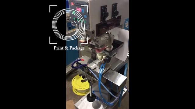 Двухсторонняя печать на тампотрафаретном станке YYC-125-100