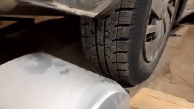 Ремонт заднего бампера своими руками на Honda Fit 2014