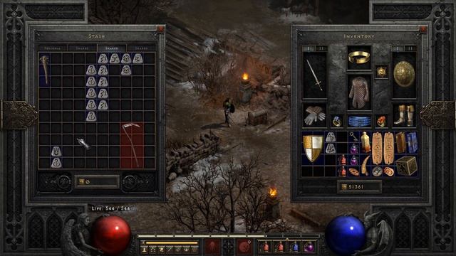 4 Socket Shield - MONARCH drop - Spirit shield Runeword Diablo 2 ...