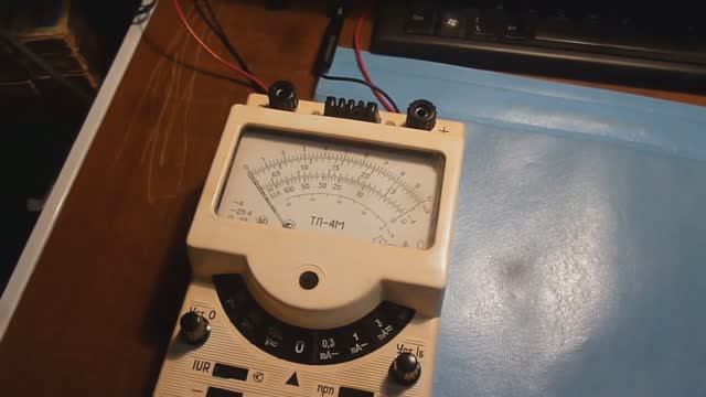 Измерение h21э транзистора тестером ТЛ4-М. Часть 2