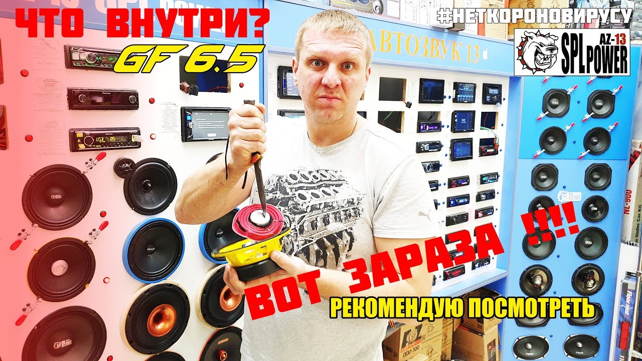 Режем динамик DARK DOG 6.5 GF.Что же у него внутри? Самый сбалансированный  эстрадный динамик. 2020г
