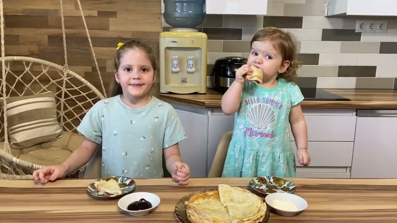 Масленица. Вкусные Блины. Дети готовят