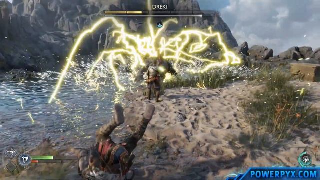 God of War Ragnarok - Dreki Boss Fight (No Mercy Difficulty)