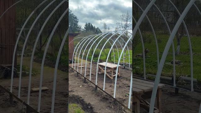 Делаю теплицу из профильной трубы