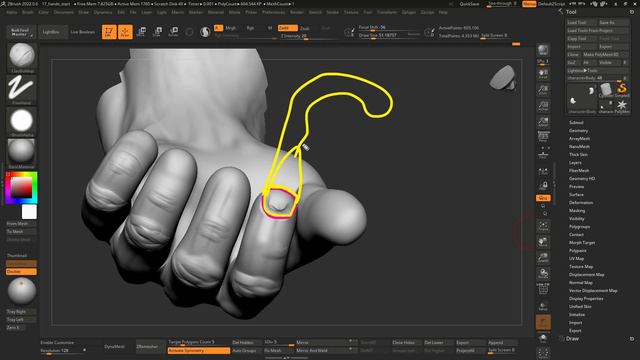 47_Руки для создания #3d_персонажей