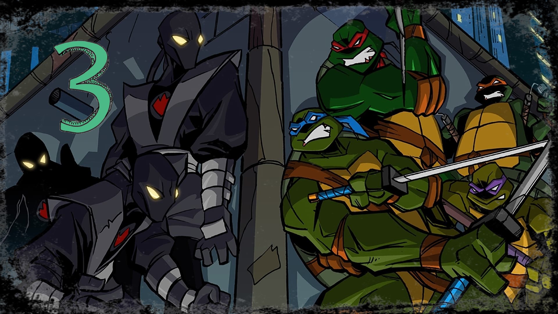 ? ЧЕРЕПАШКИ НА РЕАЛЬНОЙ СТРОЙКЕ ? Teenage Mutant Ninja Turtles 2003 ? [Прохождение с модами] / #3