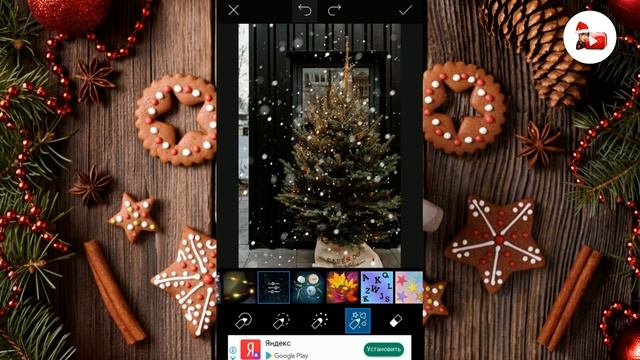 Как просто добавить снег на фото. Зимняя обработка.