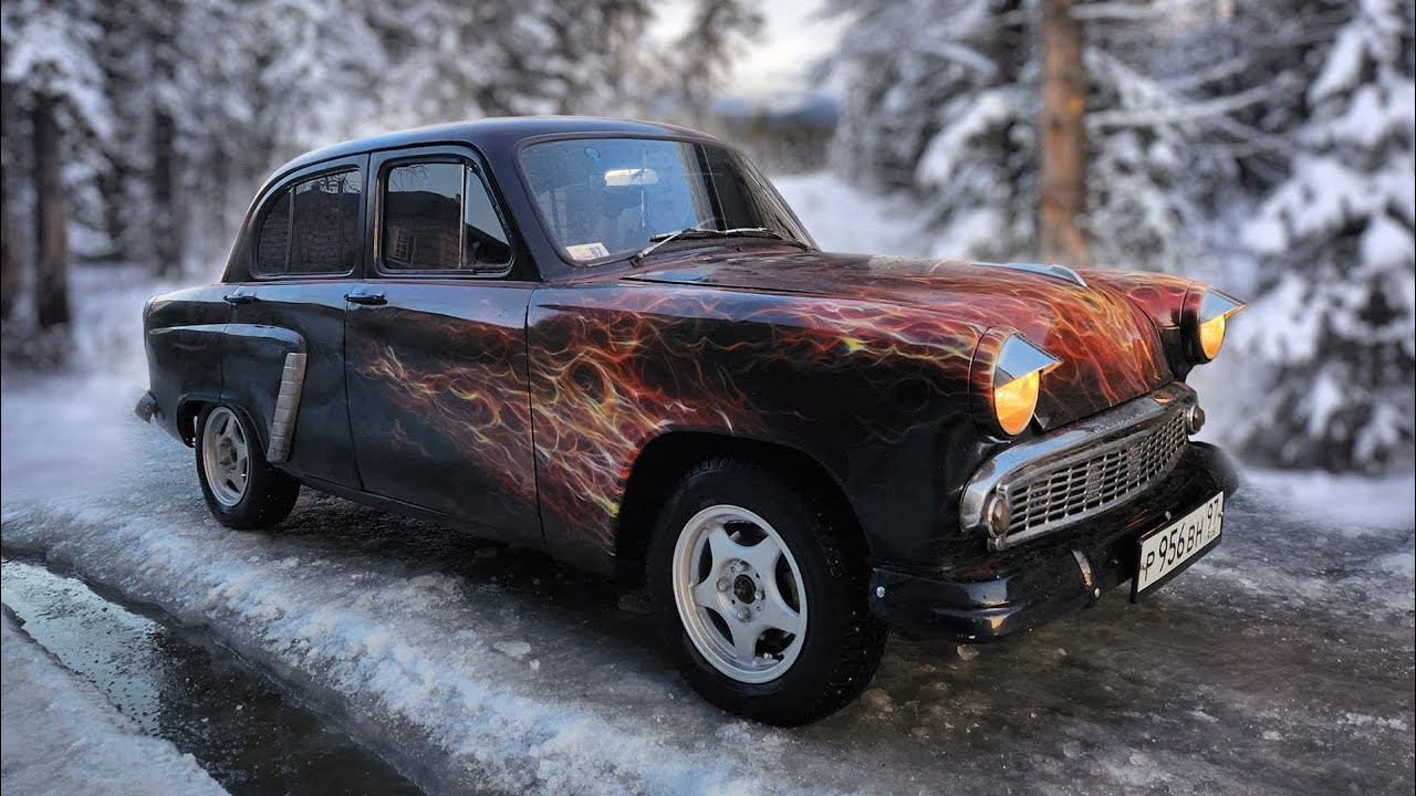 МОСКВИЧ 402 - ДИСКОВЫЕ ТОРМОЗА ГОТОВЫ - ПРОБНЫЙ ВЫЕЗД