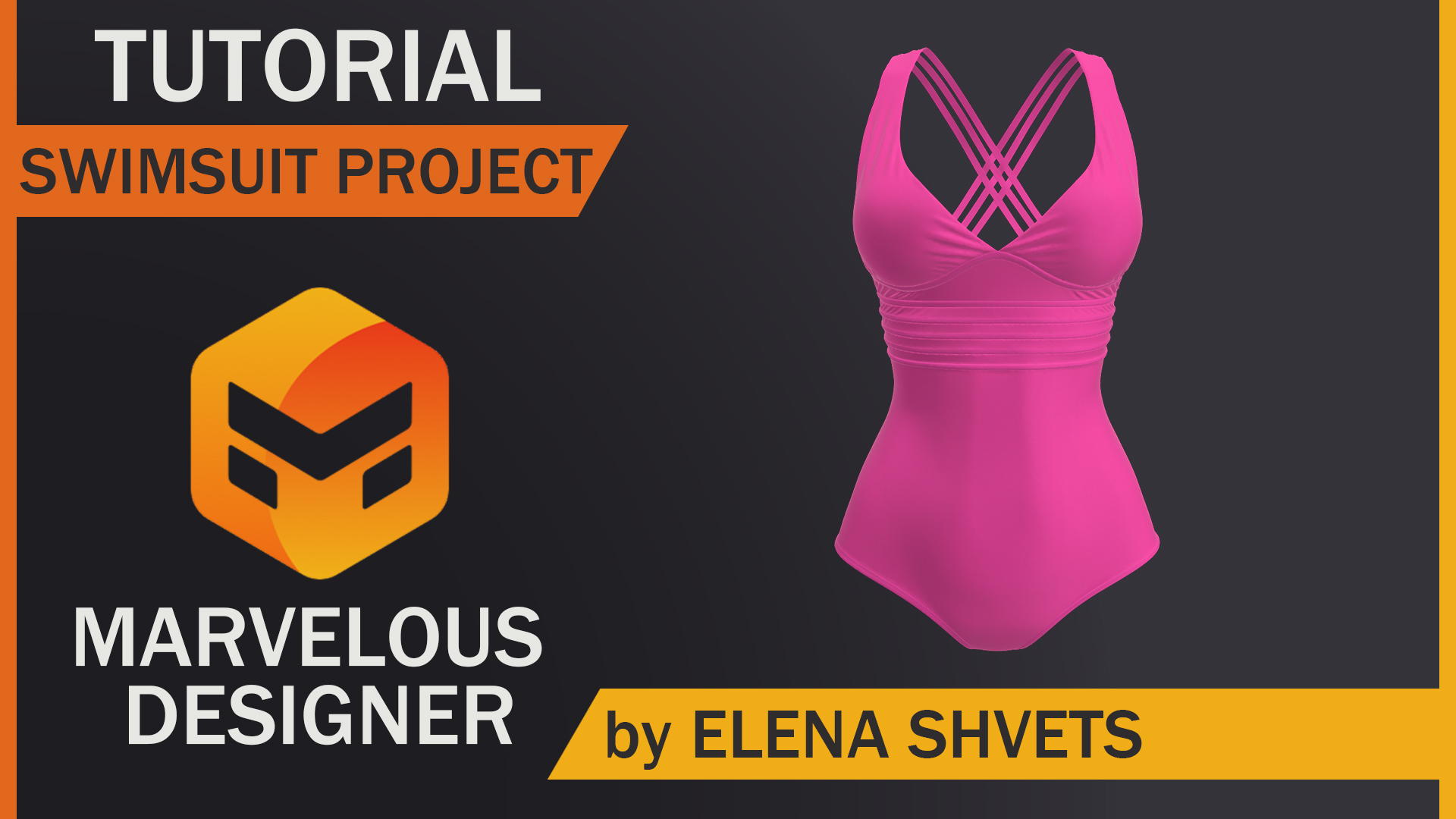 Купальник в Marvelous Designer. Swimsuit in Marvelous Designer Project