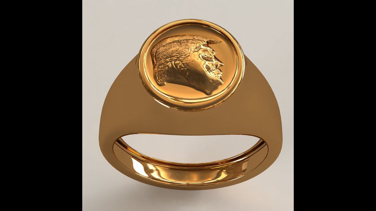 3D models Ring Donald Trump