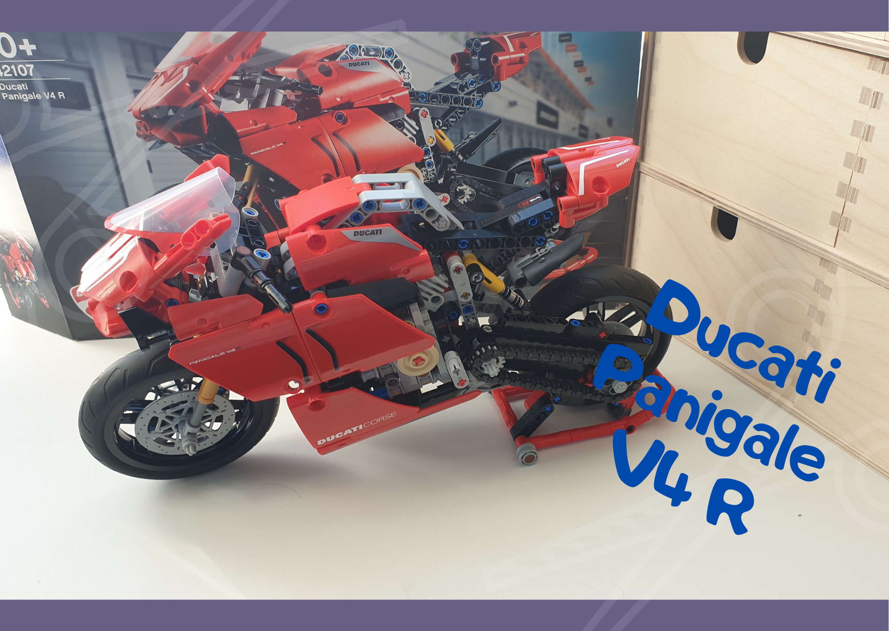 Мотоцикл Ducati Panigale V4 R. Обзор набора 42107 от Lego Technic
