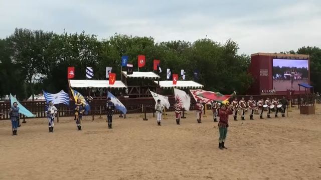20190612 Турнир Святого Георгия 2019. Шоу флагоносцев из Италии