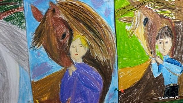 Работы воспитанников Воскресной школы Благовест при Свято-Благовещенском Киржачском монастыре.