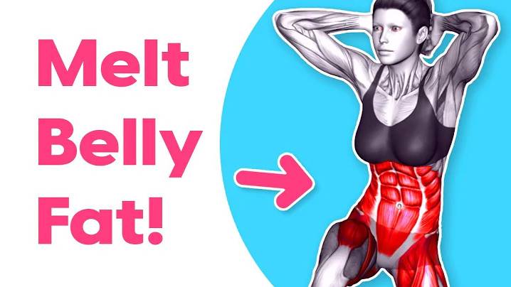 Растопите жир на животе с помощью этой тренировки ТОЛЬКО СТОЯ!  Никаких прыжков!