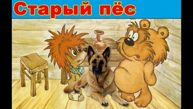 Сказка про ёжика и медвежонока. Старый пёс