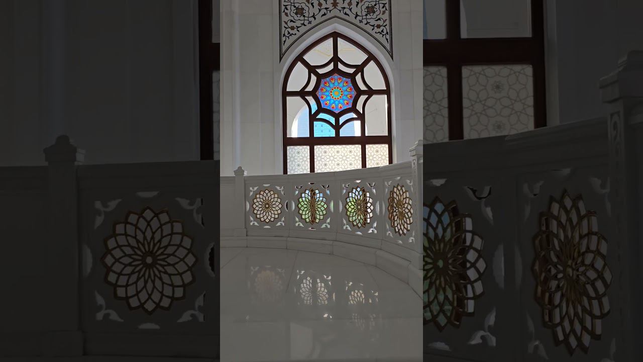 Внутри мечети Гордость Мусульман #чечня #шали #мечеть