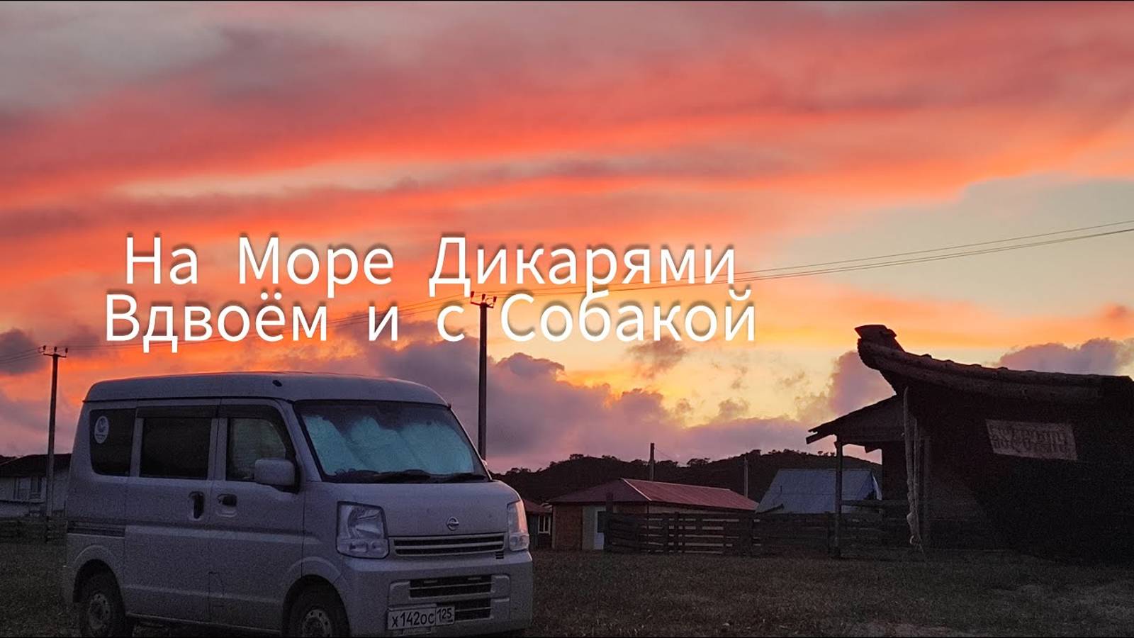 На море в сентябре Дикарями, Вдвоем и с Собакой.  Отдых в палатке, рецепт роллов с малосольной рыбой