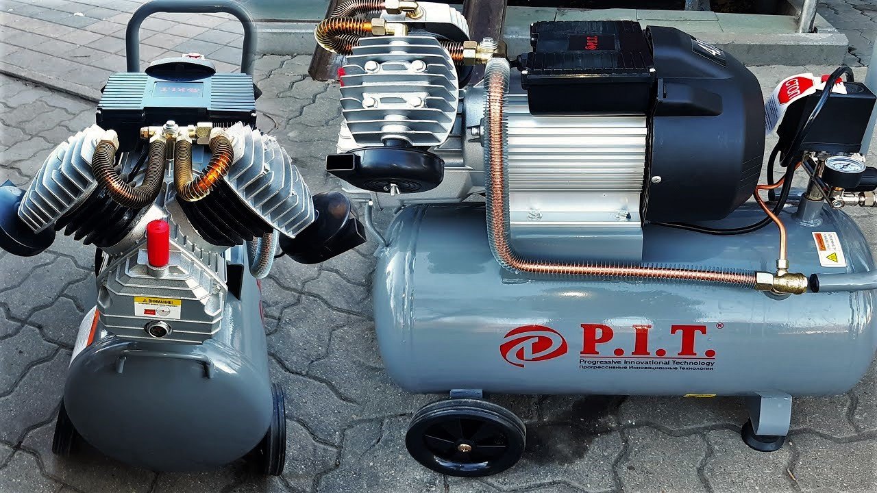 Компрессор 2х цилиндровый масляный P.I.T. pac 016003 2.550