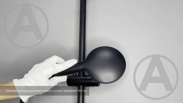 Душевая стойка с термостатом SAVOL S-GR68C5-H с тропическим душем и смесителем