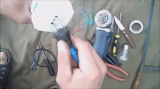 Переходник патрон розетка из энергосберегающей лампочки