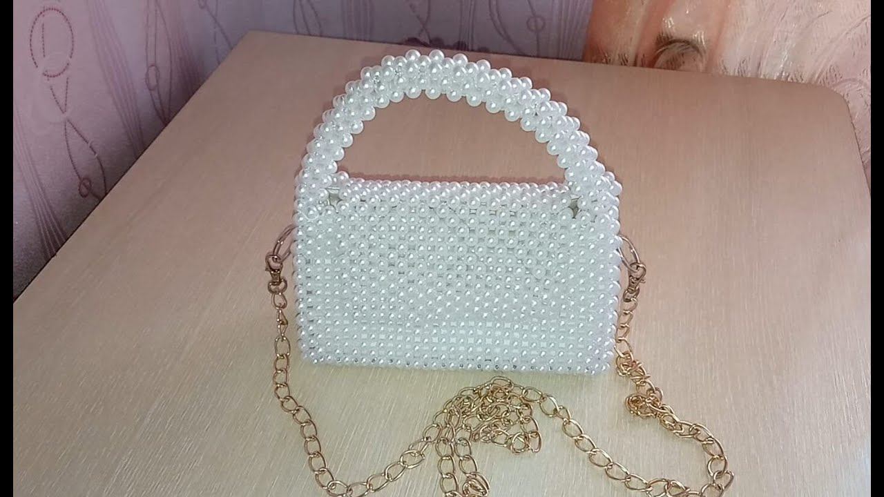 Чехол для сумки из бусин своими руками/A case for a bag made of beads with your own hands