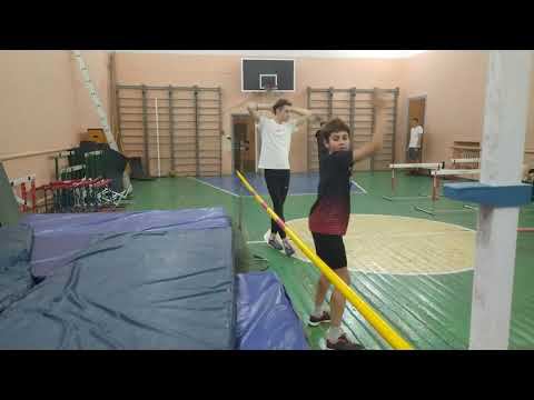 Прыжки в высоту. Тренировка.