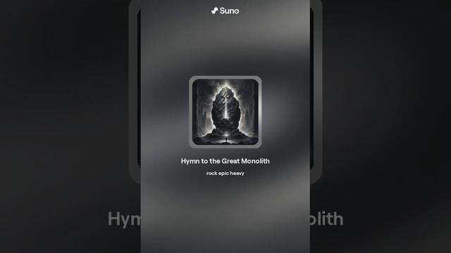 Hymn to the Great Monolith