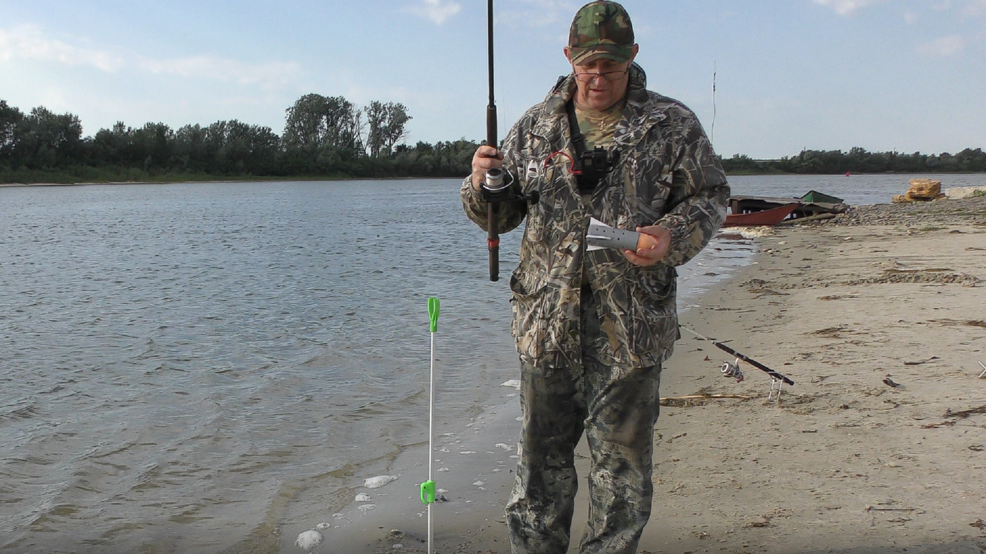 рыбалка, испытание ракеты для закорма