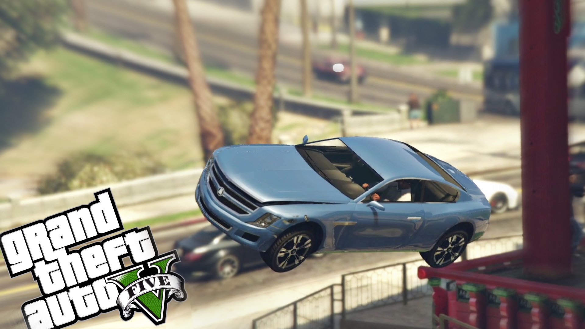 ГТА 5 каскадерские прыжки треш выполнение/ №1 из 50 трюков GTA
