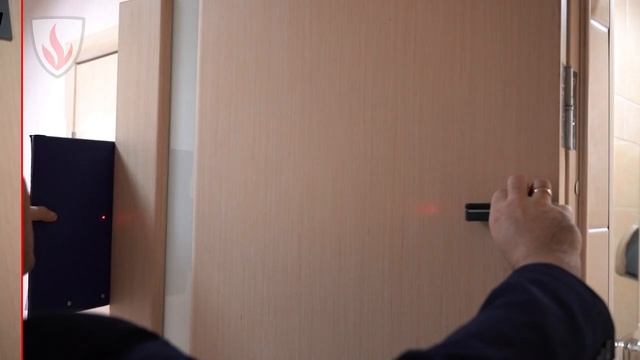 9. Измерение ширины пути эвакуации по коридору