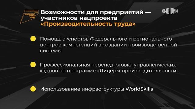 Россия в цифрах. Национальный проект "Производительность труда" (Россия 24)