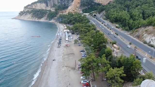 Пляж Каргыджак возле Коньяалты и Бельдиби - зона для пикника и отдыха