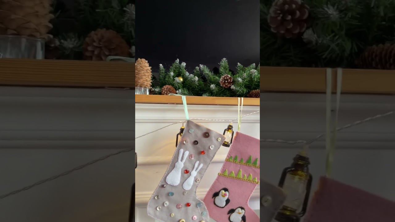 Украсили камин к Новому Году! #новогодниеподелки #новогоднийдекор #украшениеинтерьера