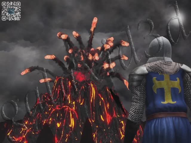 [2017-12-16] "Рыцари и Огненная Птица" [3D Max | Frost | RayFire | FumeFX | V-Ray | After Affects]