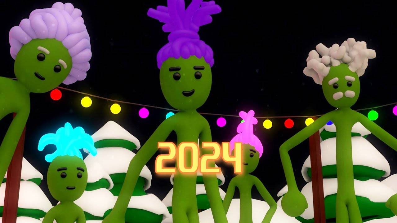 Мультсериал Реппи 2 сезон, 12 серия. Новогодняя песня "2024"