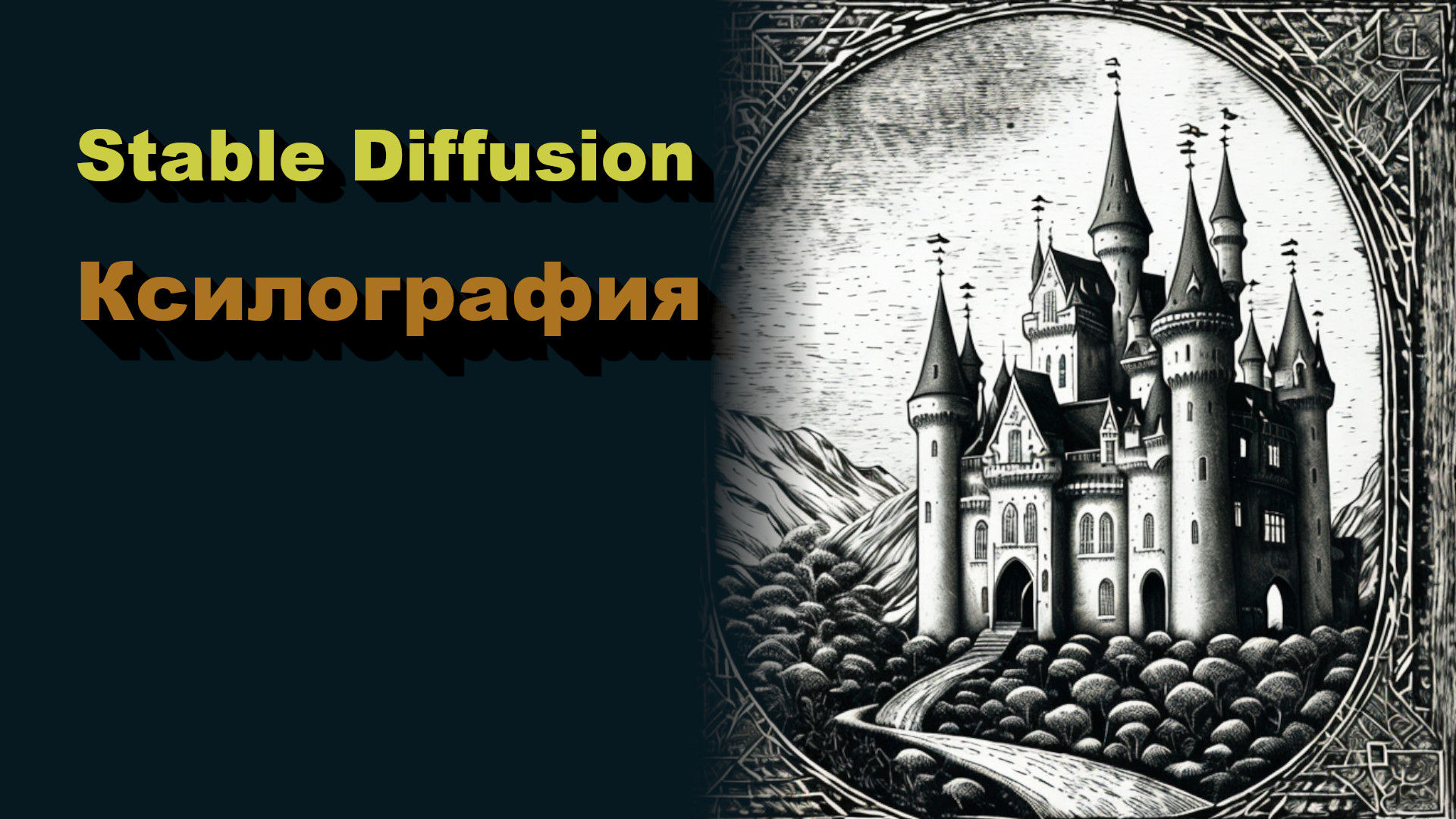 [Ai] Эп. 005. Stable Diffusion. Стиль. Ксилография