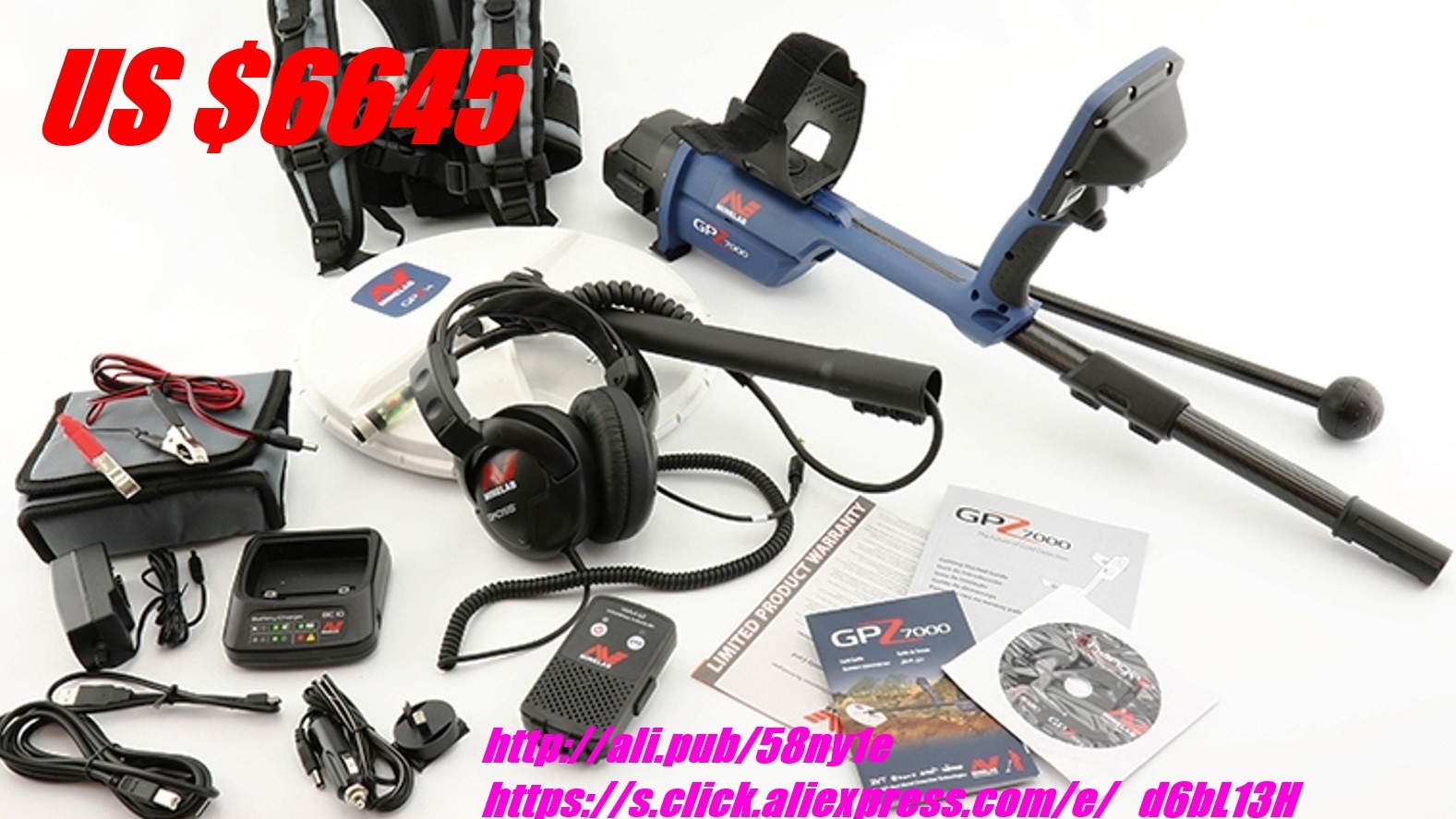 Minelab, GPZ 7000, МД с Катушкой SuperD, Максимум Извлечение Золота.