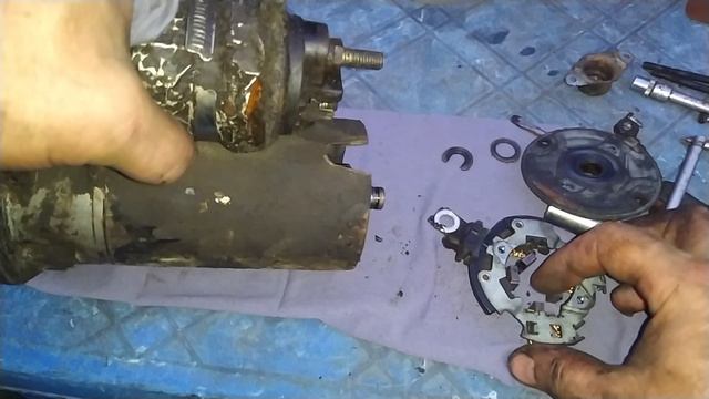 Обслуживание стартера Ауди 80.