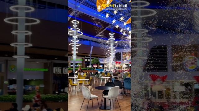 Освещение в Мега Теплый стан г.Москва #rvelektro #shorts