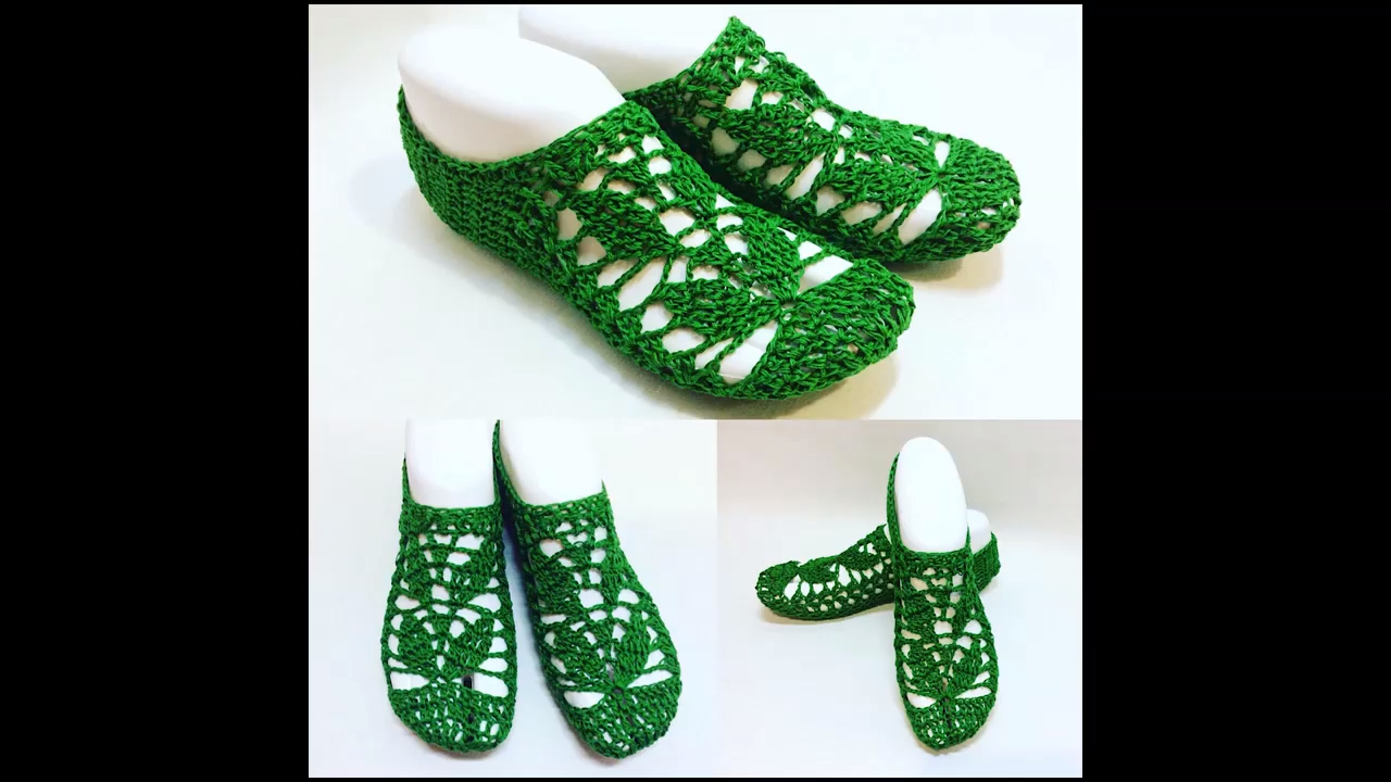 Урок Вязания.Летние Ажурные следки листья.Просто Быстро