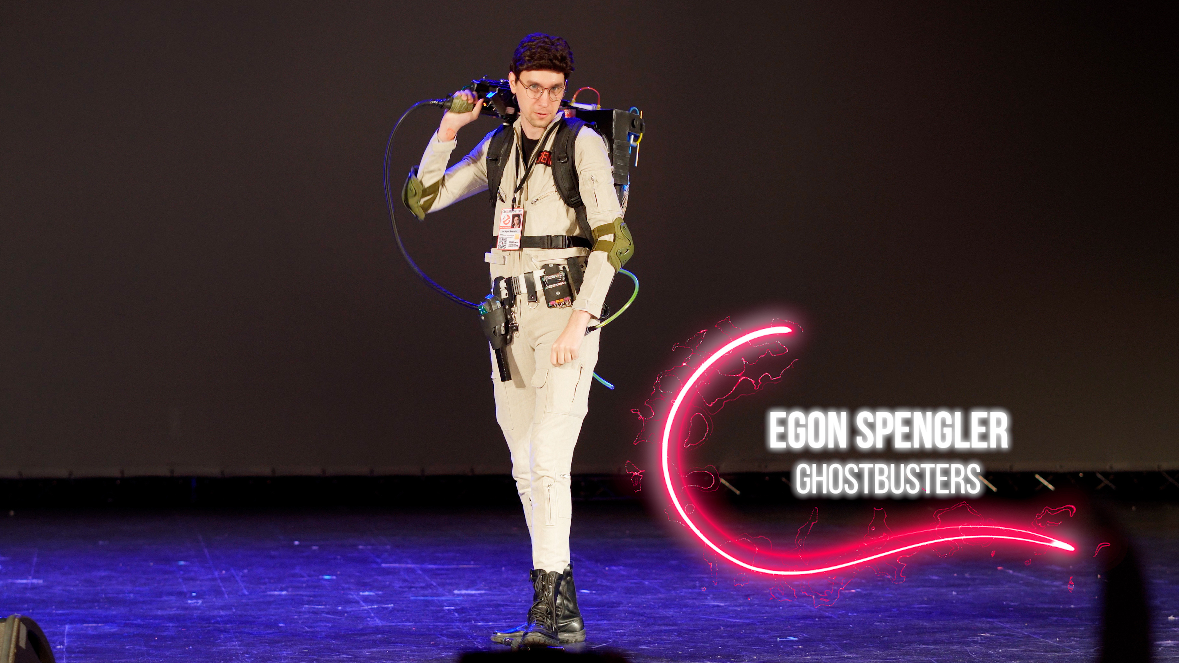 Игон Спенглер - Охотники за привидениями Косплей Дефиле на Весеннем Тогучи 2024