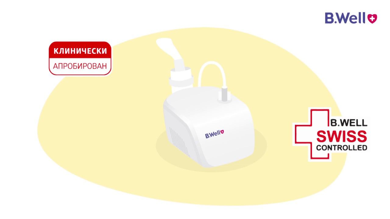 Компрессорный ингалятор PRO-110 B.Well поможет вылечить кашель!