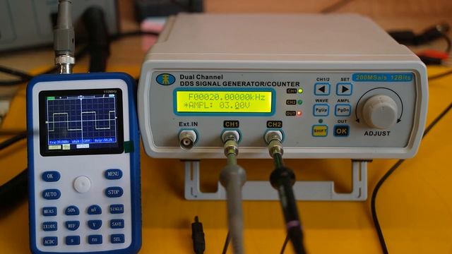 Осциллограф FNIRSI 1C15 против Siglent sds 1202x-e )