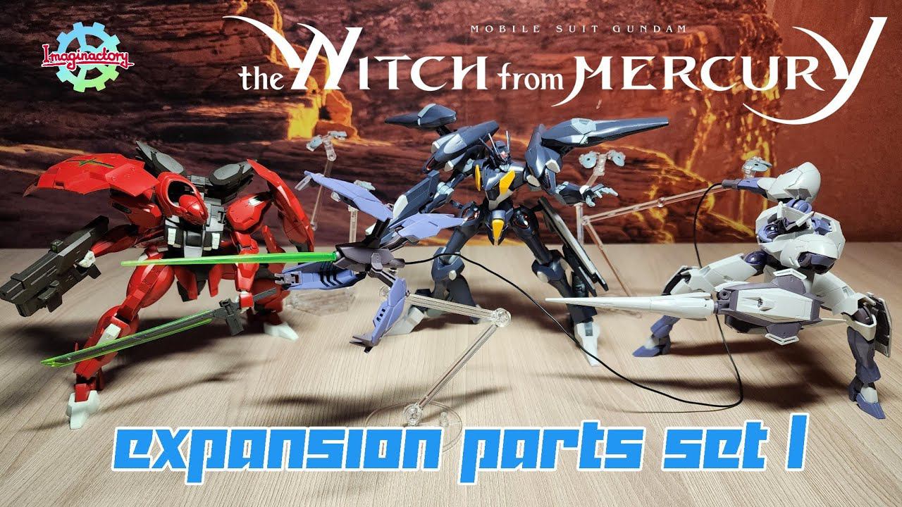 ОБЗОР! Набор расширений Expansion parts set 1 по the Witch from Mercury #gundam #gunpla #bandai