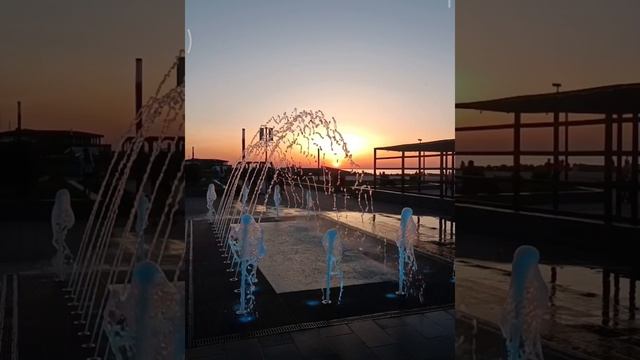 Музыка фонтан закат