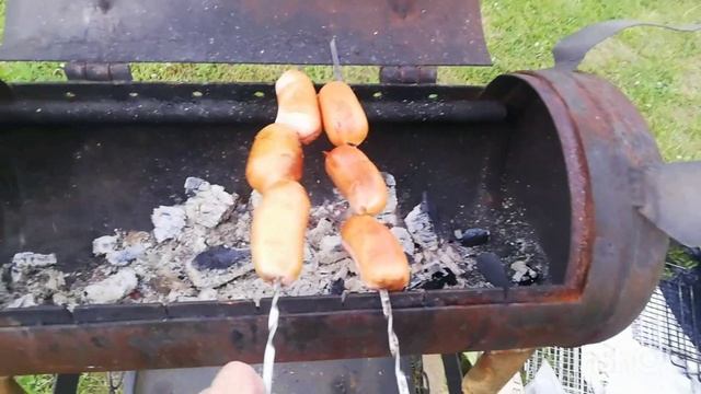 Ч 2 Шашлык из Свинины, Сардельки, Купаты, Баклажаны в Пензенской обл на Базе Кроптово 16 июля 2022 г